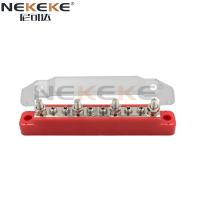 China M6 Terminal Studs Marine Bus Bar - 10 Way Power Distribution Block with 130A AC / 150A DC Capacity and PA66 Base for sale