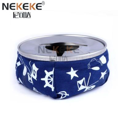 China Stainless Steel 304 Windproof Marine Ashtray Beanbag Style 105x55mm Non-Slip Design for sale