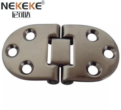 China 304 Stainless Steel Marine Hinge 71mm x 38.1mm x 2mm Mirror Polished Boat Hardware for sale