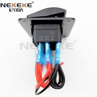 China IP65 Waterproof 8 Gang Marine Switch Panel 24V 20A with Aluminum Construction for Boats and Vehicles for sale