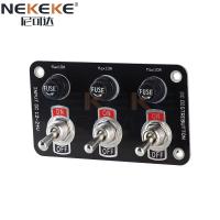 China Dustproof Waterproof 12V 24V Marine Toggle Switch Panel with 10A Fuse - 3 or 6 Position Options for sale