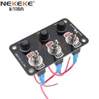 China Dustproof Waterproof 12V 24V Marine Toggle Switch Panel with 10A Fuse - 3 or 6 Position Options for sale
