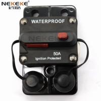China 50A-250A 12V-48V DC Marine Circuit Breaker Manual Reset IP67 Waterproof Plastic Enclosure for sale