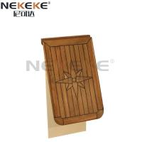 China Marine Teak Folding Table Top 20mm Thick with Black Caulking for Boat Yacht RV 510x750mm for sale