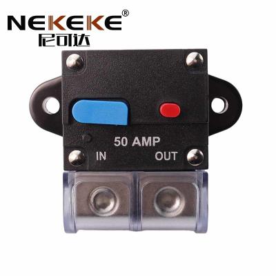 China Marine Circuit Breaker Manual Reset IP67 Rated 50A-300A 12-42V DC for Vehicle Protection for sale