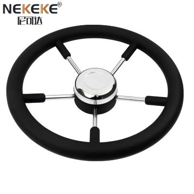 China 316 Stainless Steel Marine Boat Steering Wheel 13-7/8