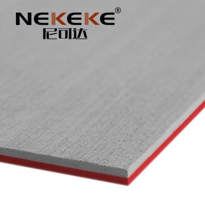China EVA Non-Slip Marine Deck Mat 120x240cm 6mm Thick Light Gray Red Base Boat Anti-Skid Safety Pad for sale