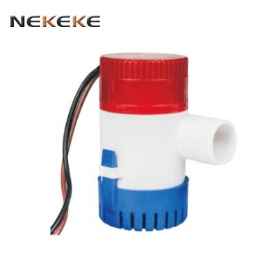 China 12V 24V DC 1100GPH Marine Bilge Pump with Anti-Airlock Design and 29mm Outlet for sale