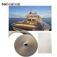 China 5mm High Density PVC Teak Deck Flooring 2500cm Length - Moisture Resistant Marine Grade for sale