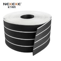 China 5mm Thick Waterproof PVC Marine Flooring 2500cm x 20cm Synthetic Teak Decking with UV Resistance for sale