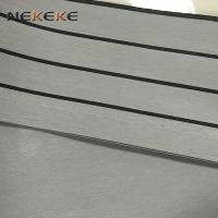 China 5mm Thickness UV Resistant PVC Deck Flooring Roll 2500cm x 20cm for Marine and Boat Applications for sale