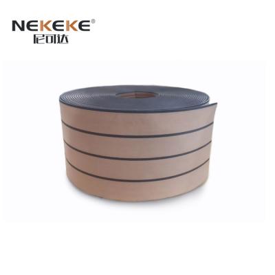 China Fire Retardant PVC Marine Deck Flooring 5mm Thick Synthetic Teak for Yachts and Boats 2500cm Length for sale