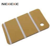 China Golden Yellow EVA Marine Deck Matting with White Stripes - Anti-Slip Surface for Wet Conditions and Heat Insulation for sale