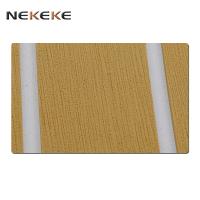 China Golden Yellow EVA Marine Deck Matting with White Stripes - Anti-Slip Surface for Wet Conditions and Heat Insulation for sale