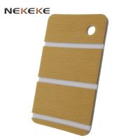 China Golden Yellow EVA Marine Deck Matting with White Stripes - Anti-Slip Surface for Wet Conditions and Heat Insulation for sale