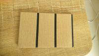 China Golden Black Striped EVA Boat Deck Mats with Straight Groove Non-Slip Design for Marine Applications for sale