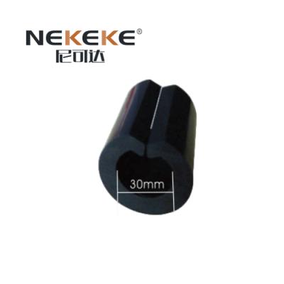 China Fire Resistant Marine Dock Fender Rubber Strip 45mm-90mm in White and Black Colors for Boat Protection for sale