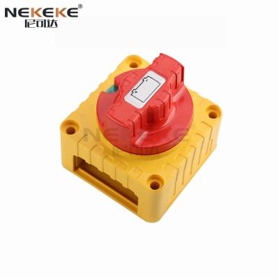 China 300A Marine Isolator Switch 12V 24V IP66 Waterproof with M10 Copper Terminals for Surface or Recessed Mounting for sale