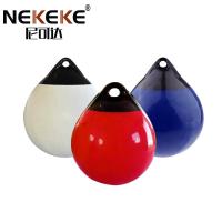 China Round PVC Marine Marker Buoys 250x310mm to 750x800mm Inflatable Boat Fenders with Cold and UV Resistance for sale