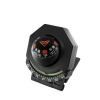 China 2-in-1 Foldable ABS Boat Compass with Slope Meter - High Precision Dashboard Navigation Instrument for Cars and Marine Vehicles for sale