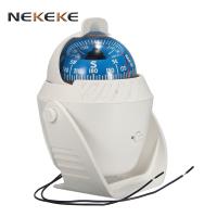 China LED Illuminated Pivoting Marine Compass with 5-Degree Markings and Adjustable Mounting for Marine Navigation for sale