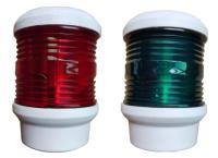 China Marine LED All-Round Navigation Light with 3W LED Red & Green PC Housing for 12V-24V DC Boats for sale