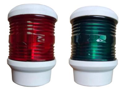 China Marine LED All-Round Navigation Light with 3W LED Red & Green PC Housing for 12V-24V DC Boats for sale