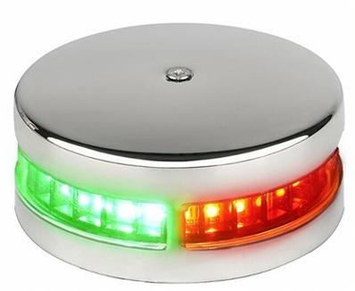 China IP66 Waterproof DC 10V-30V Marine Grade LED Bi-Color Navigation Light for Boats for sale