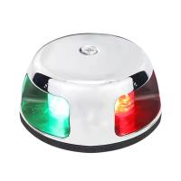 China 68×322mm LED Bi-Color Navigation Light with Marine Vessel Safety Compliance and Energy Efficient 12V 3W SS304 Design for sale