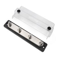 China 48V 600A 4-Stud Busbar Power Distribution Block for Solar, RV, Marine & Automotive Systems for sale
