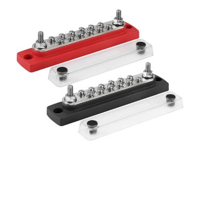 China 48V DC 600A Marine Bus Bar with 12 M4 Screws and 2 M6 Studs for High-Current Power Distribution for sale