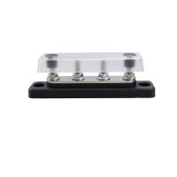 China 48V 100A/150A Copper 4-Stud Marine Bus Bar with Positive Ground and Flame-Retardant ABS Housing for sale