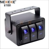 China 12V Waterproof IP65 Aluminum Marine Switch Panel with SPST On-Off Rocker Switch Box for sale