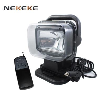China Wireless Remote Control HID Searchlight with 5000LM Lumen and IP67 Waterproof for Marine and Outdoor Use for sale