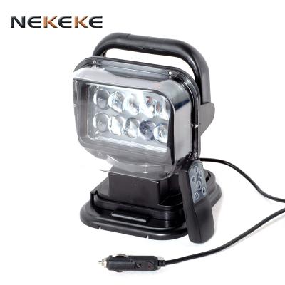 China 100W 360 Degree Rotation Remote Control Marine Spotlight LED Light for Yachts and Patrol Vessels for sale
