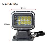 China 100W 360 Degree Rotation Remote Control Marine Spotlight LED Light for Yachts and Patrol Vessels for sale