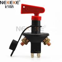 China 200A Continuous Rating 12V-24V DC Voltage ABS and Copper Material Isolator Switch Battery Disconnect Switch for RV Marine Truck for sale