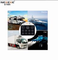 China Marine Switch Panel 8 Gang IP65 Waterproof with Dual USB Charger and Voltmeter Aluminum Construction for sale