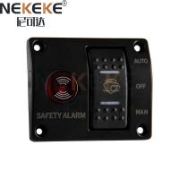 China IP65 Waterproof Marine Switch Panel 12V/24V Voltage Alarm Switch Panel with 10000 Cycles Mechanical Life for Bilge Pump for sale