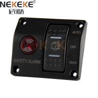 China IP65 Waterproof Marine Switch Panel 12V/24V Voltage Alarm Switch Panel with 10000 Cycles Mechanical Life for Bilge Pump for sale