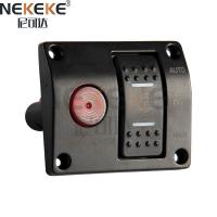China IP65 Waterproof Marine Switch Panel 12V/24V Voltage Alarm Switch Panel with 10000 Cycles Mechanical Life for Bilge Pump for sale
