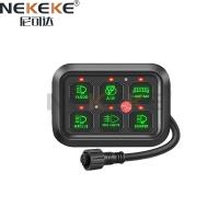 China 6 Gang Dimmable Touch Marine Switch Panel IP65 Waterproof Switch Control Box for Car and Boat for sale