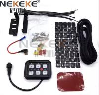 China 6 Gang Dimmable Touch Marine Switch Panel IP65 Waterproof Switch Control Box for Car and Boat for sale