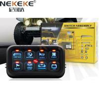 China IP65 Waterproof 8 Gang Marine Switch Panel with 12-24V DC and 1200W Max Output for Circuit Control for sale