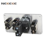China Carbon Fiber Marine Rocker Switch Panel with IP65 Waterproof Rating and 10000 Cycles Durability for sale