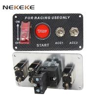 China Carbon Fiber Marine Rocker Switch Panel with IP65 Waterproof Rating and 10000 Cycles Durability for sale