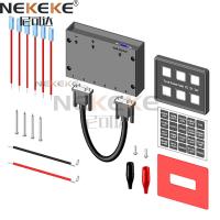 China IP66 Waterproof 6 Gang Touch Screen Marine Switch Panel with 12V-24V Voltage for Boats and Yachts for sale