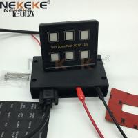China IP66 Waterproof 6 Gang Touch Screen Marine Switch Panel with 12V-24V Voltage for Boats and Yachts for sale
