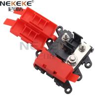 China 200A Marine Fuse Box with Dustproof Cover and Copper Alloy Bolt Fuse Holder for Battery Protection for sale