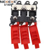 China 200A Marine Fuse Box with Dustproof Cover and Copper Alloy Bolt Fuse Holder for Battery Protection for sale